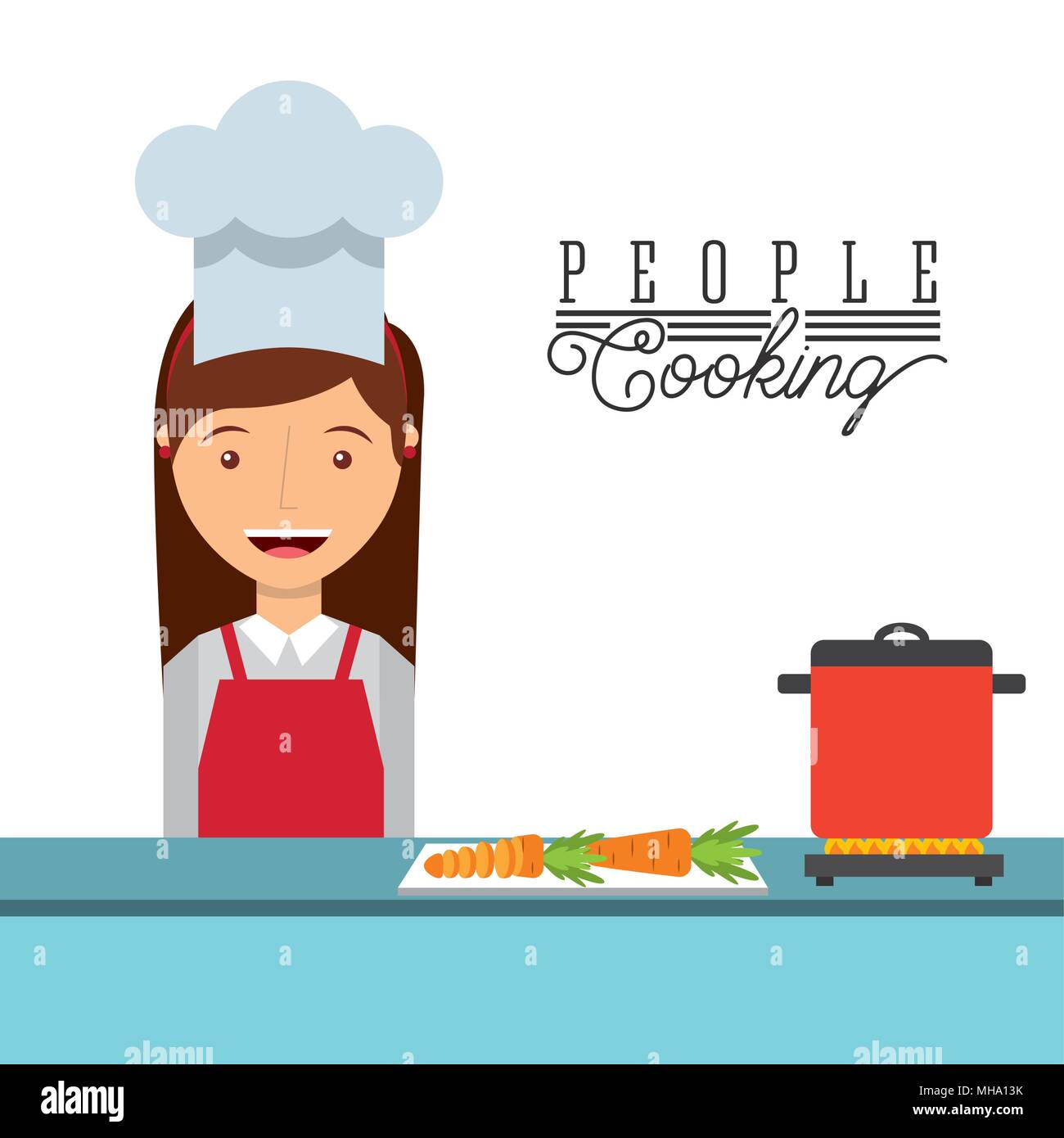 Someone Cooking Cartoon