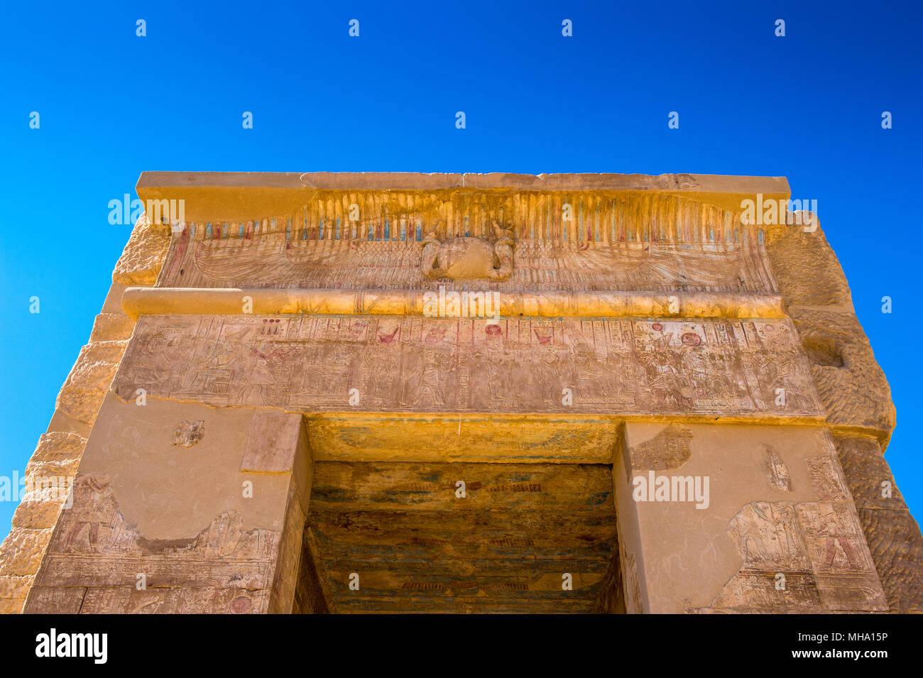 Temple of Hibis, the largest and most well preserved temple in the ...