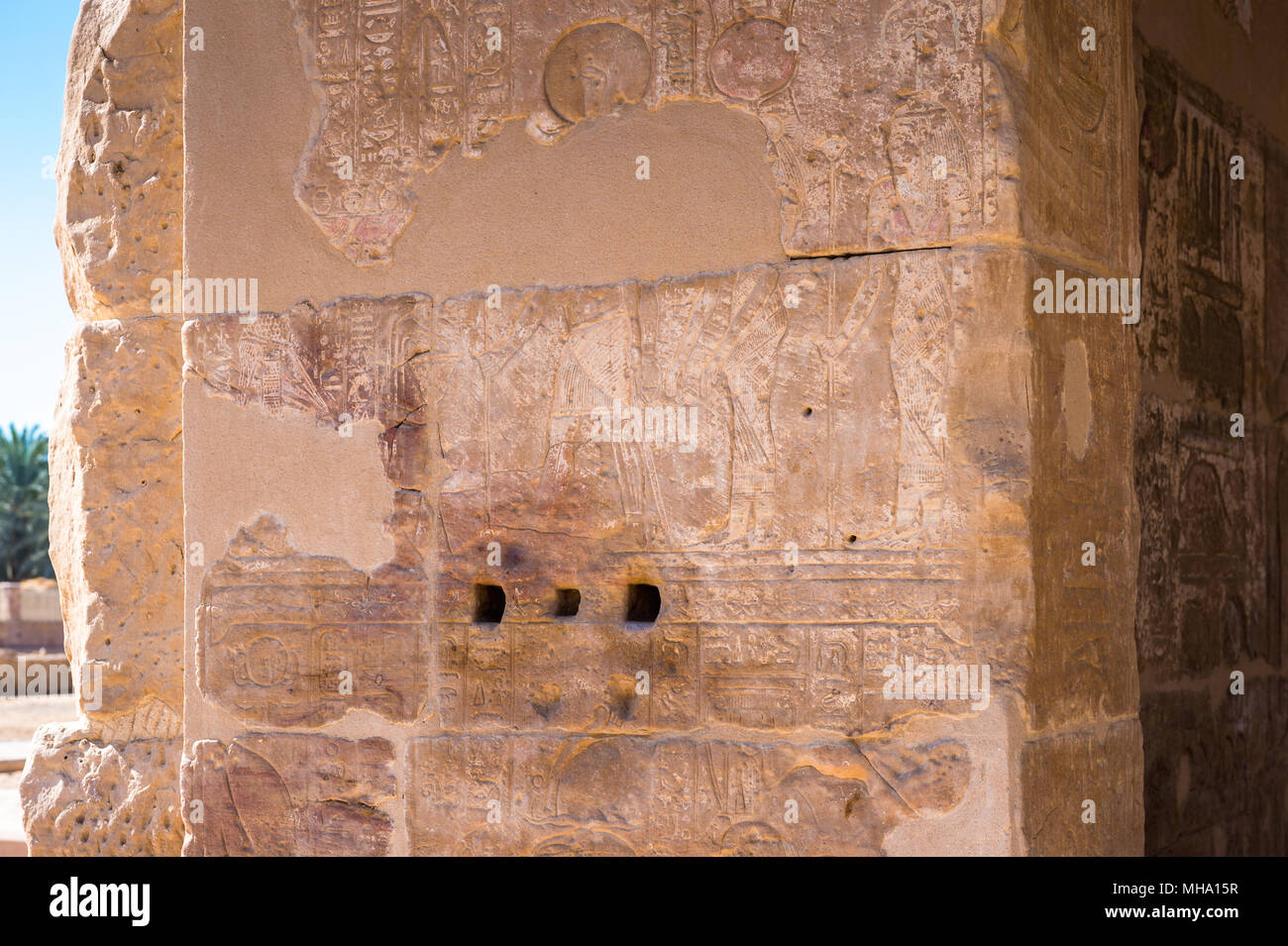 Temple of Hibis, the largest and most well preserved temple in the ...
