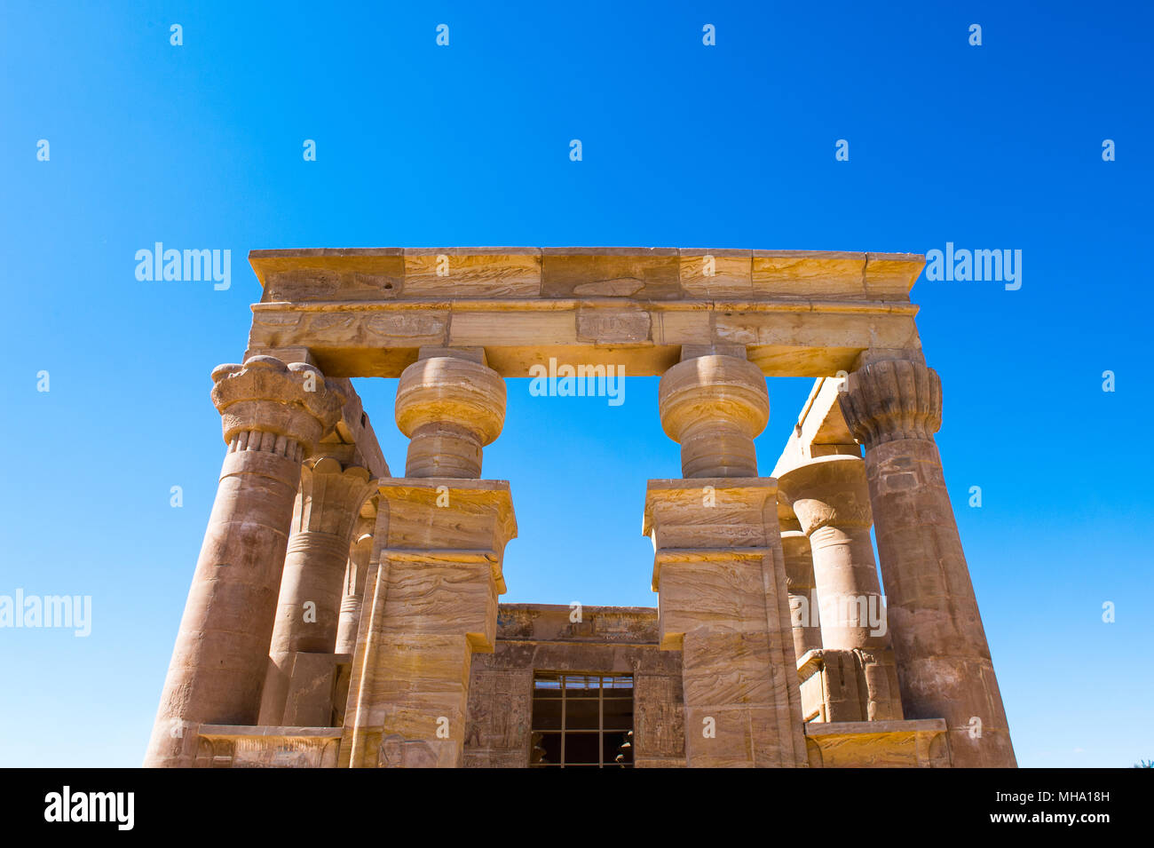 Columns of the Temple of Hibis, the largest and most well preserved ...