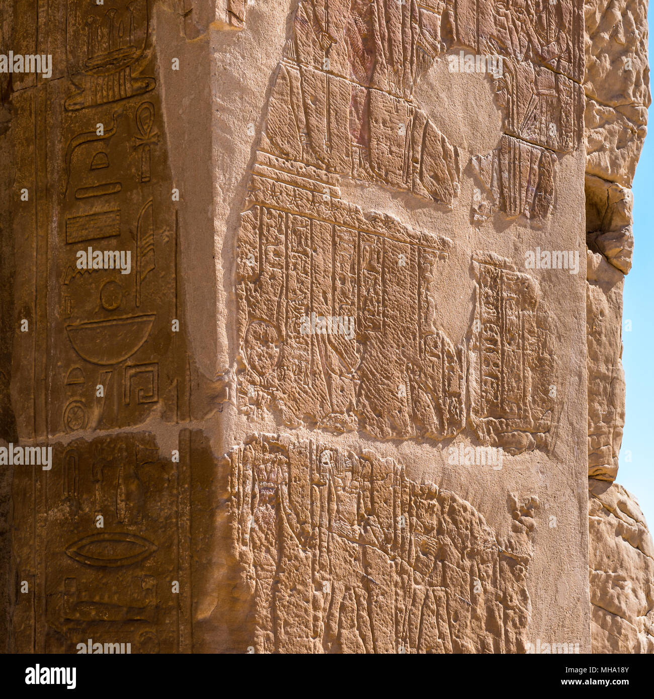 Temple of Hibis, the largest and most well preserved temple in the ...