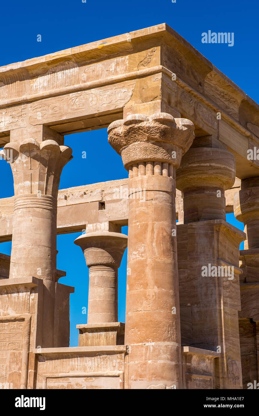 Part of the Temple of Hibis, the largest and most well preserved temple ...