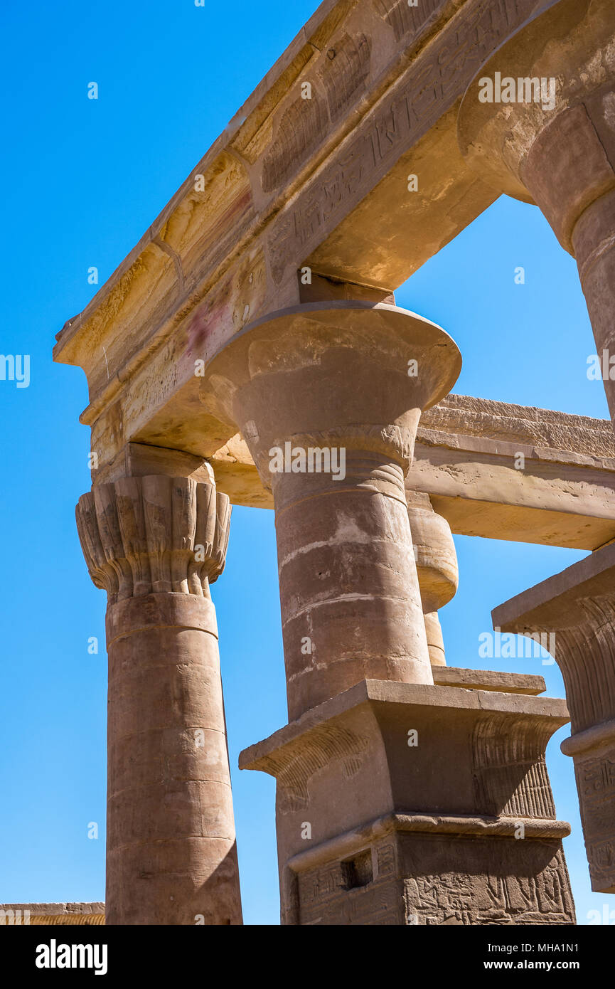 Part of the Temple of Hibis, the largest and most well preserved temple ...