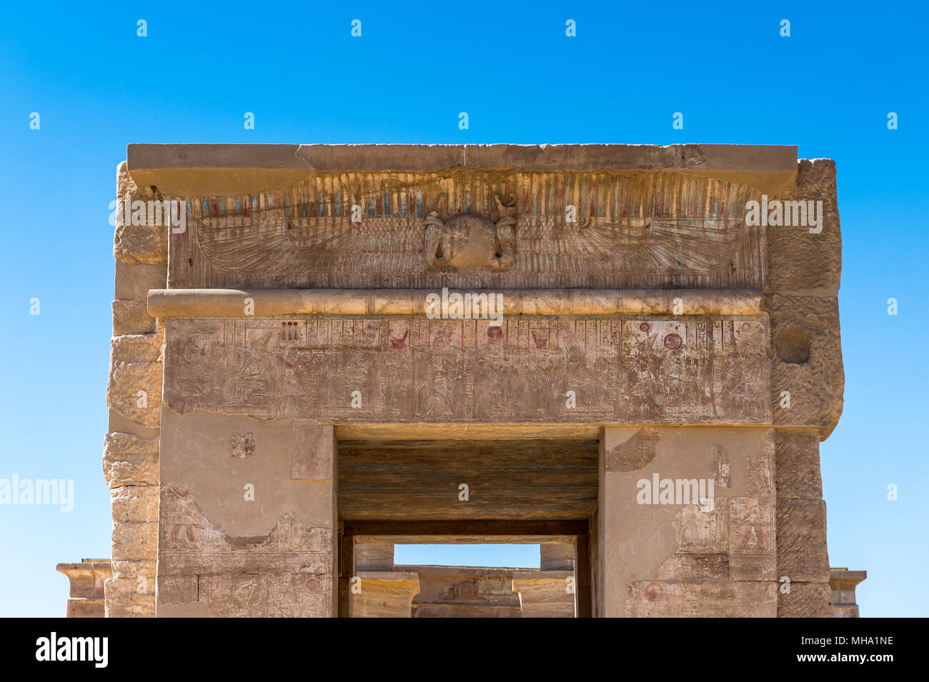 Part of the Temple of Hibis, the largest and most well preserved temple ...