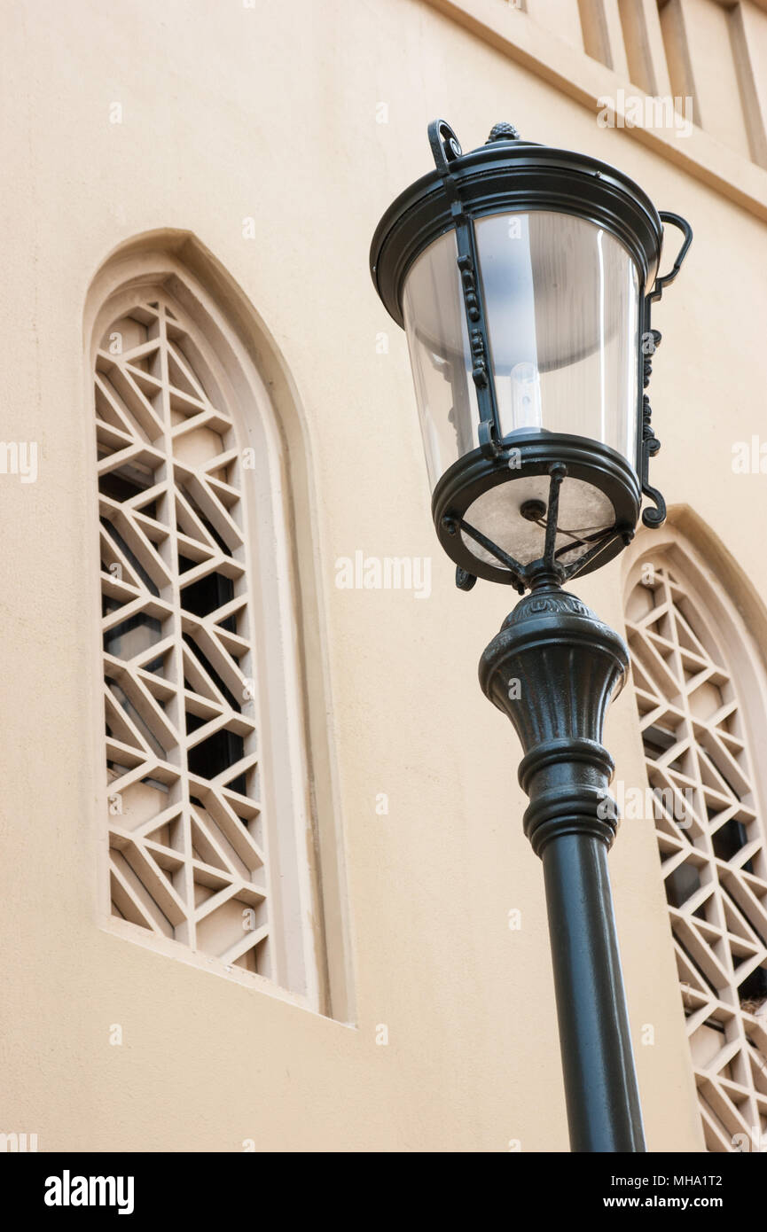 Arabic metal streetlight Stock Photo - Alamy