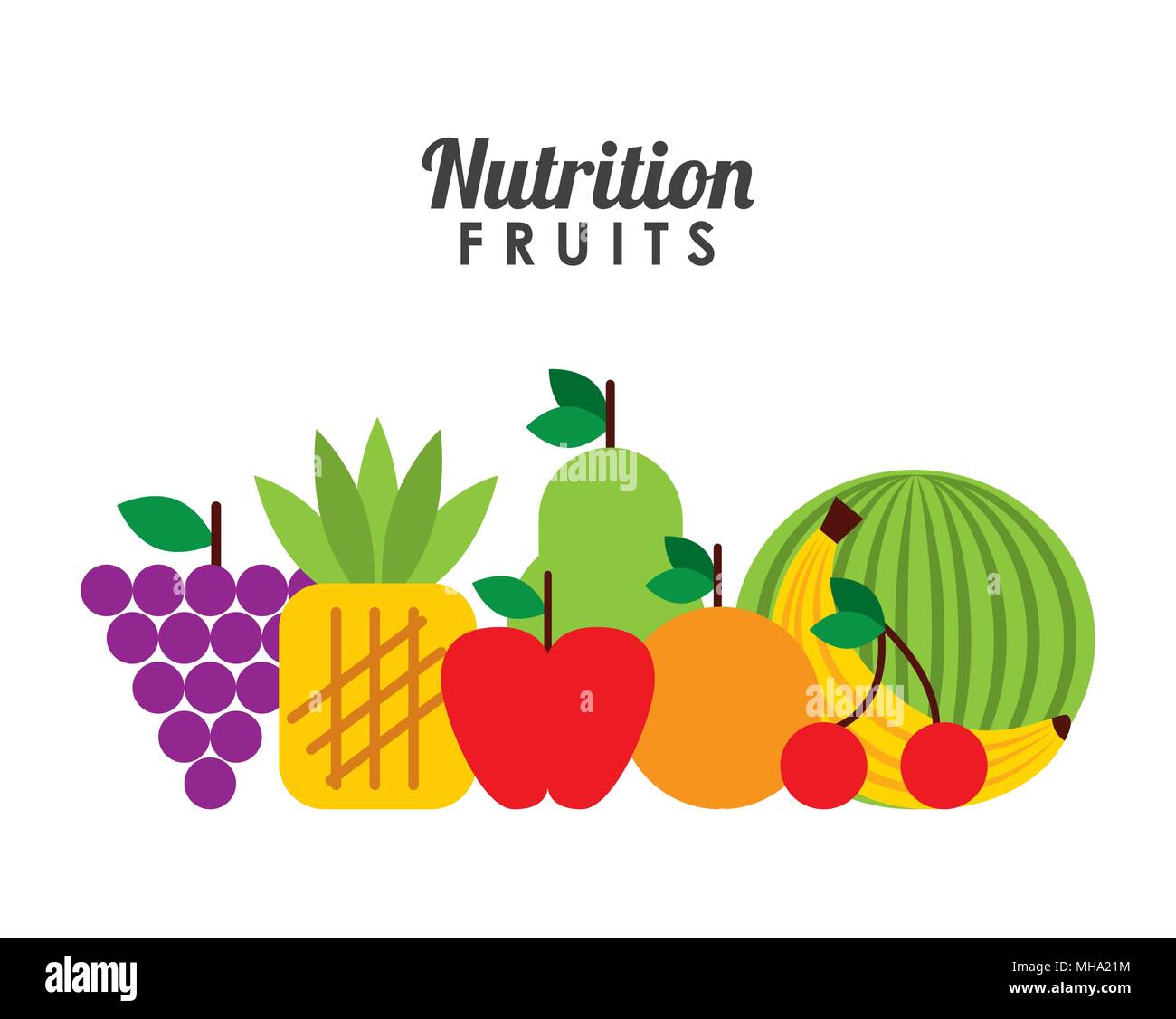 nutrition concept design, vector illustration eps10 graphic Stock ...