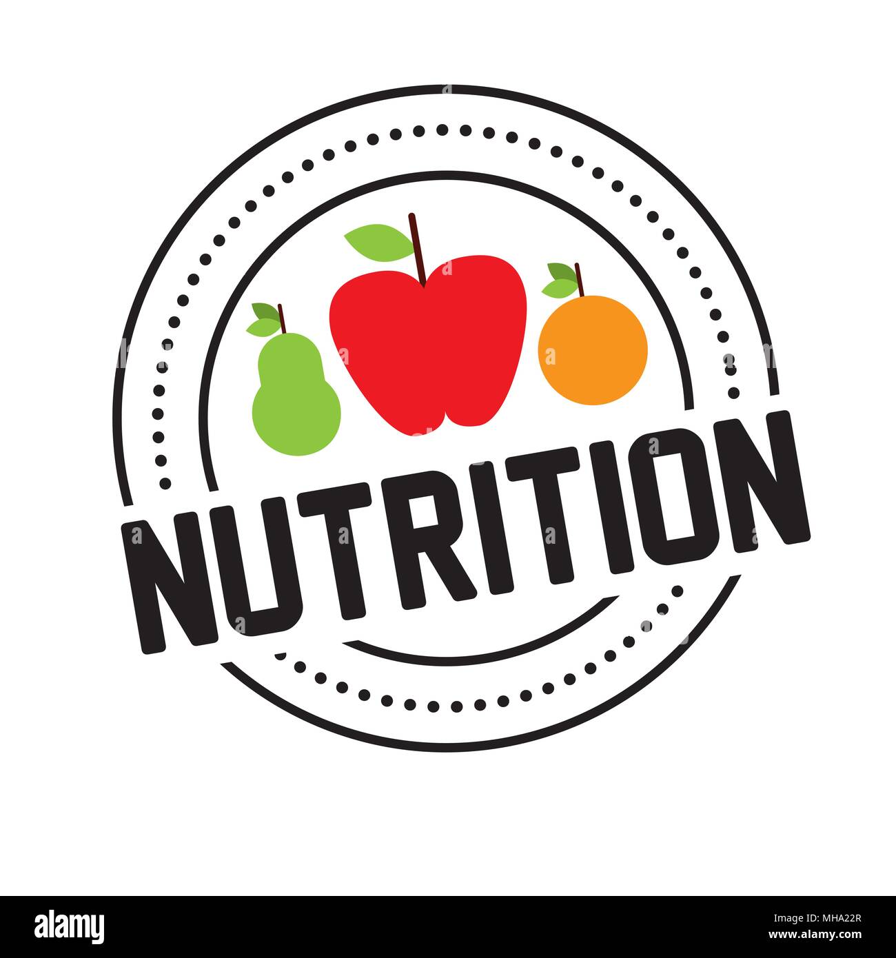 nutrition concept design, vector illustration eps10 graphic Stock ...