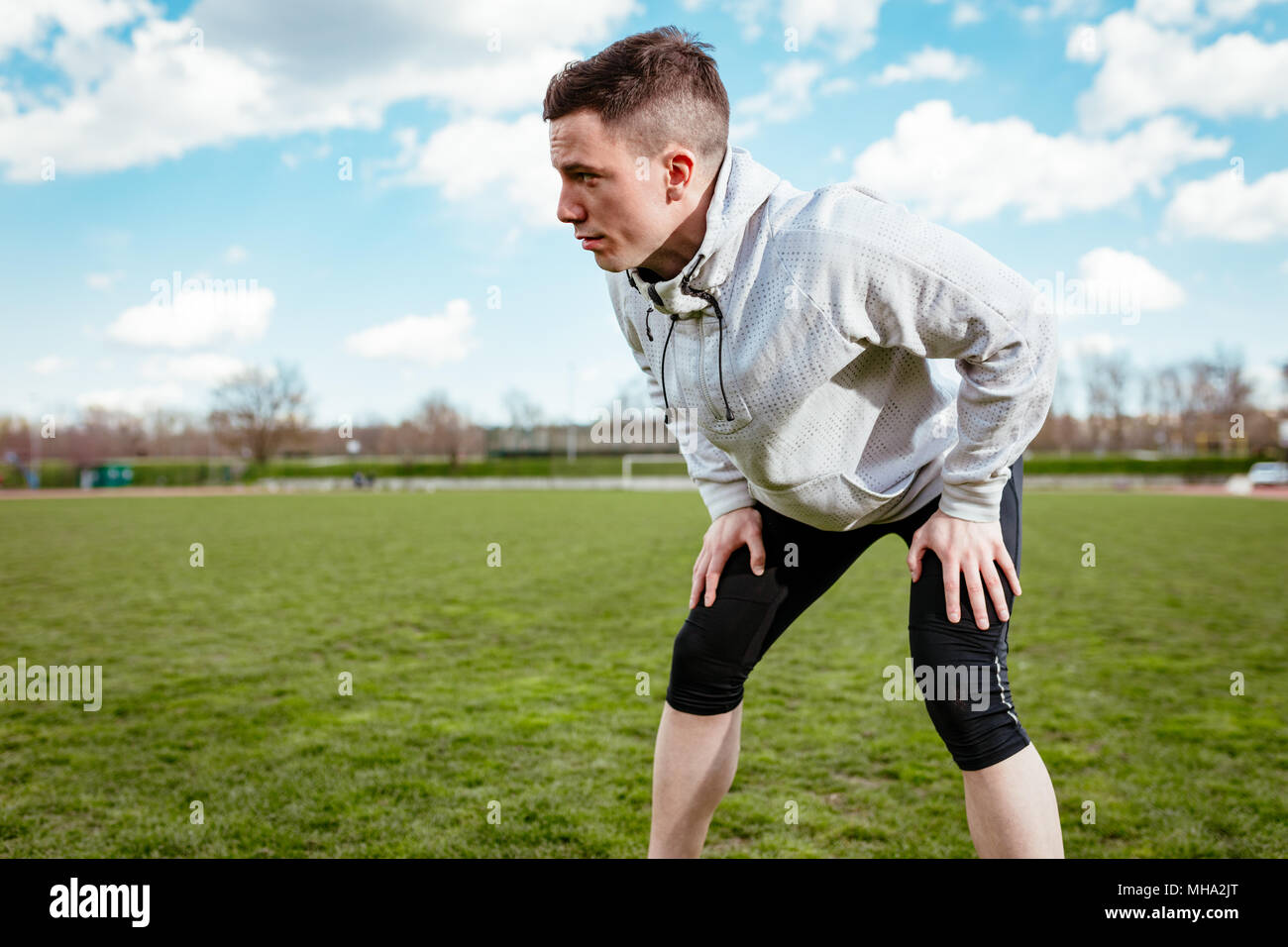 Pause during training hi-res stock photography and images - Alamy