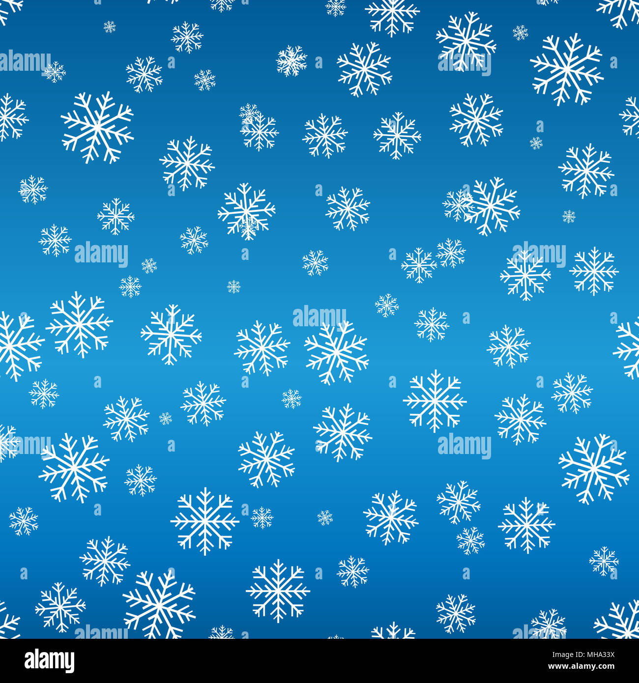 Seamless Snowflake Pattern