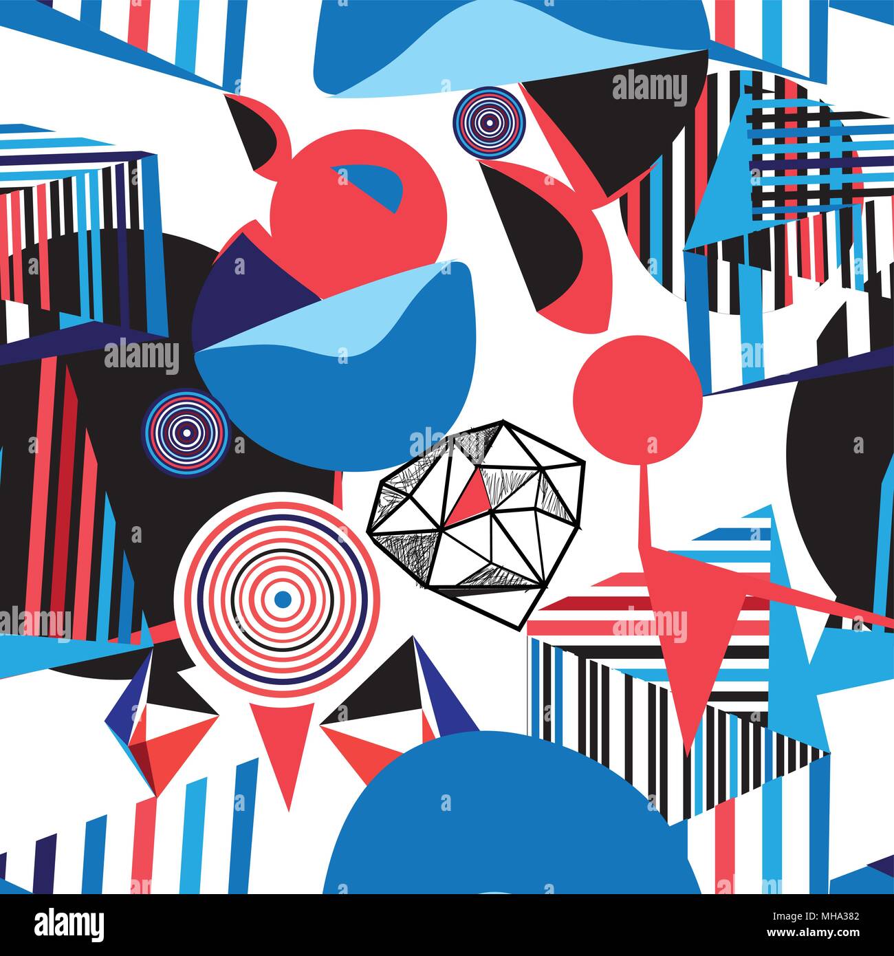 Interesting geometric shapes Stock Vector Images - Alamy