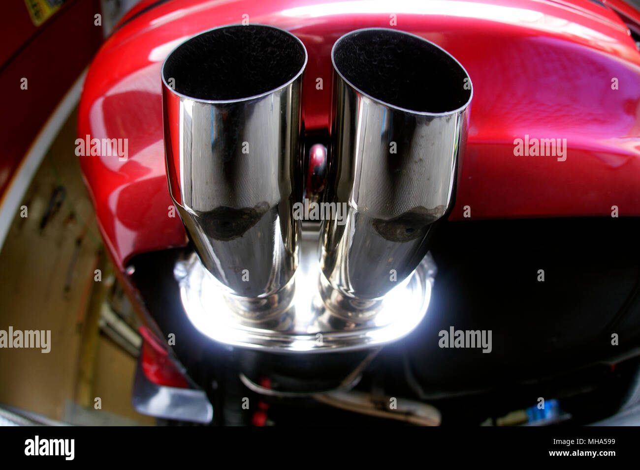 Muffler hi-res stock photography and images - Alamy