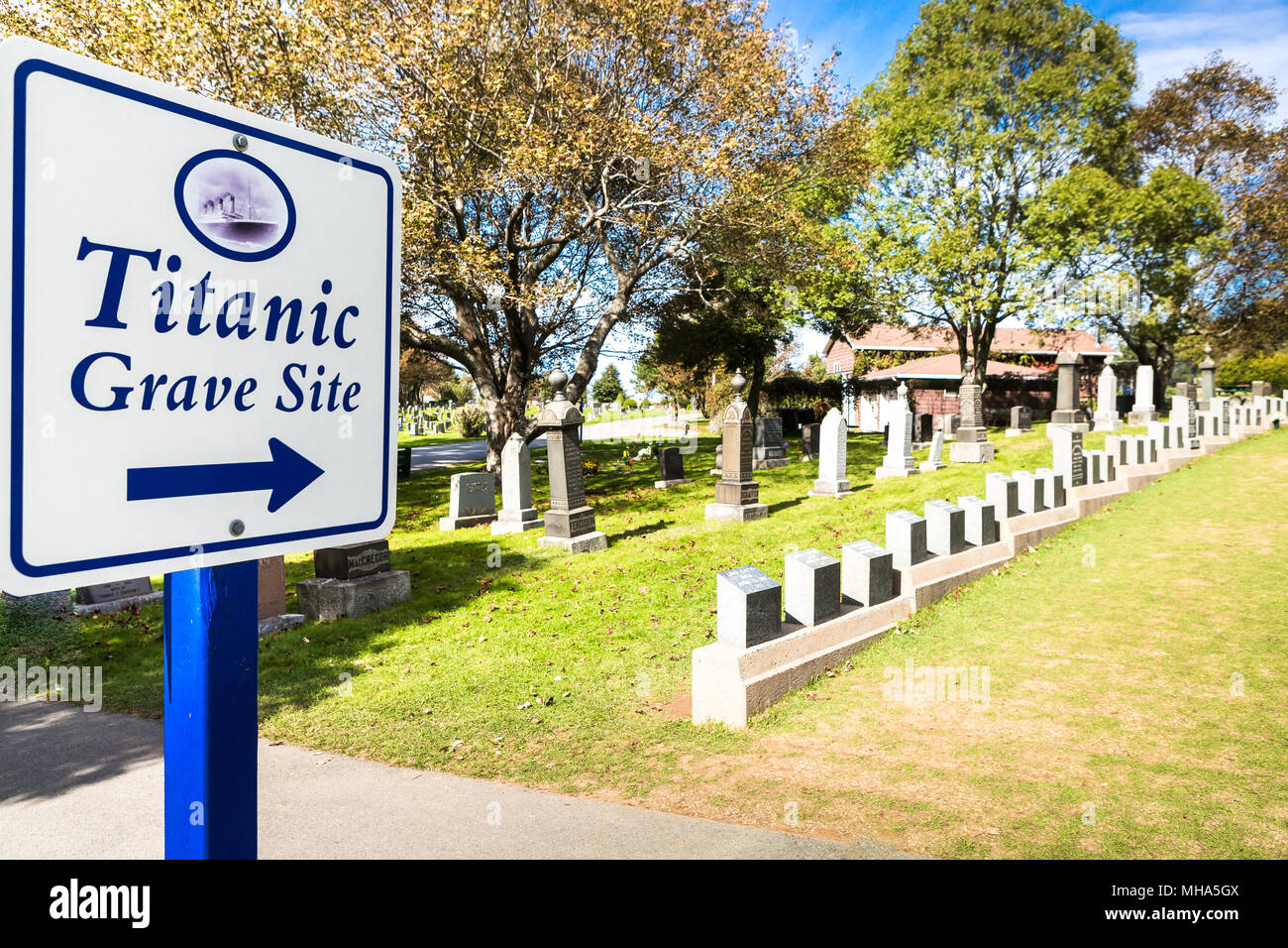 Graves Of Titanic Victims High Resolution Stock Photography and Images ...