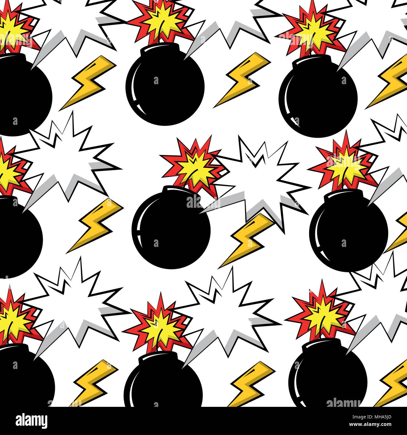 Explosive action vector vectors hi-res stock photography and images - Alamy