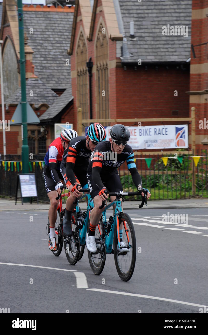 Three leaders Lap 2 Stock Photo - Alamy