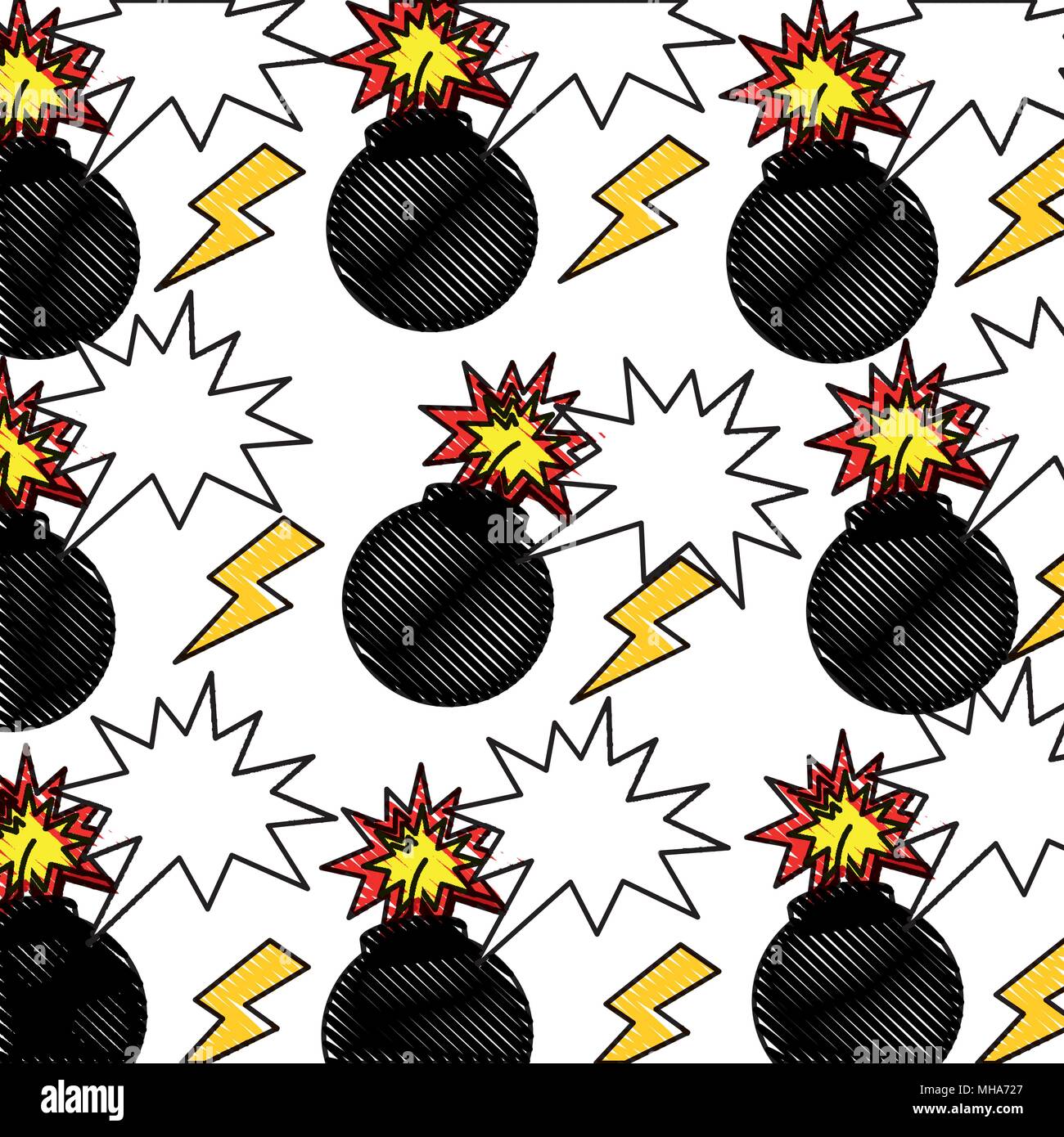 Retro bombs Stock Vector Images - Alamy