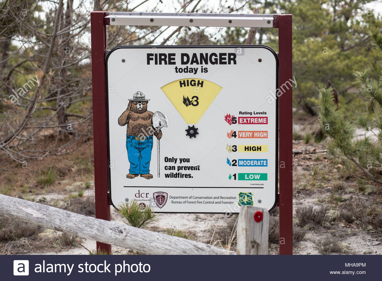 Fire Danger Sign Stock Photos & Fire Danger Sign Stock Images - Alamy