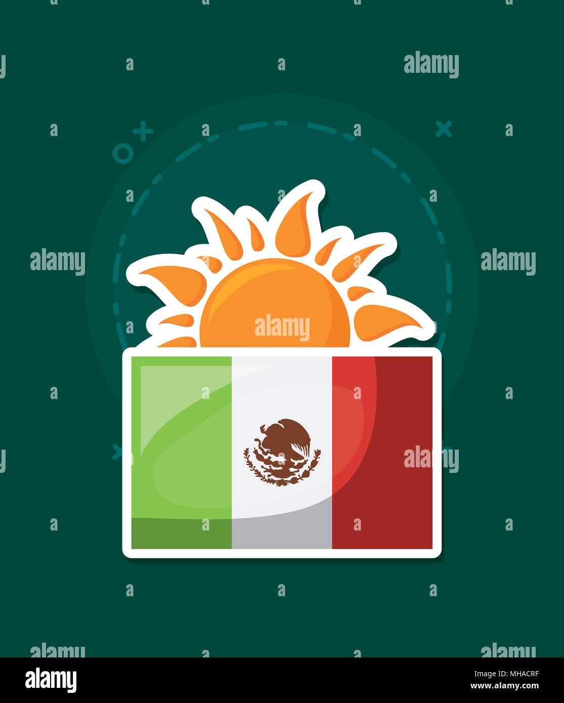 Mexico Flag Cartoon High Resolution Stock Photography and Images - Alamy