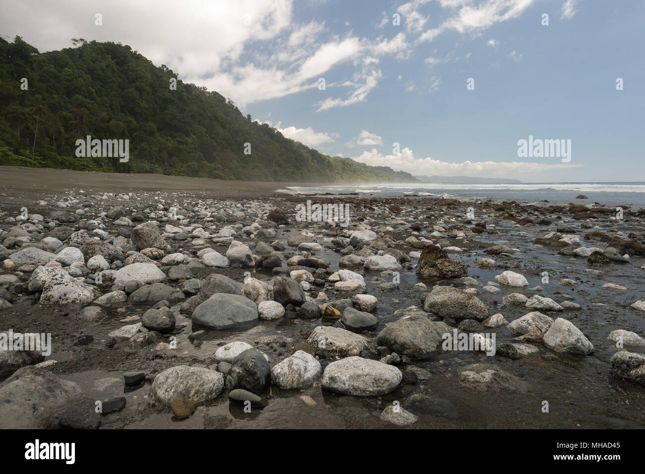 Carate Beach, Corcovado National Park, Costa Rica, Centroamerica Stock ...
