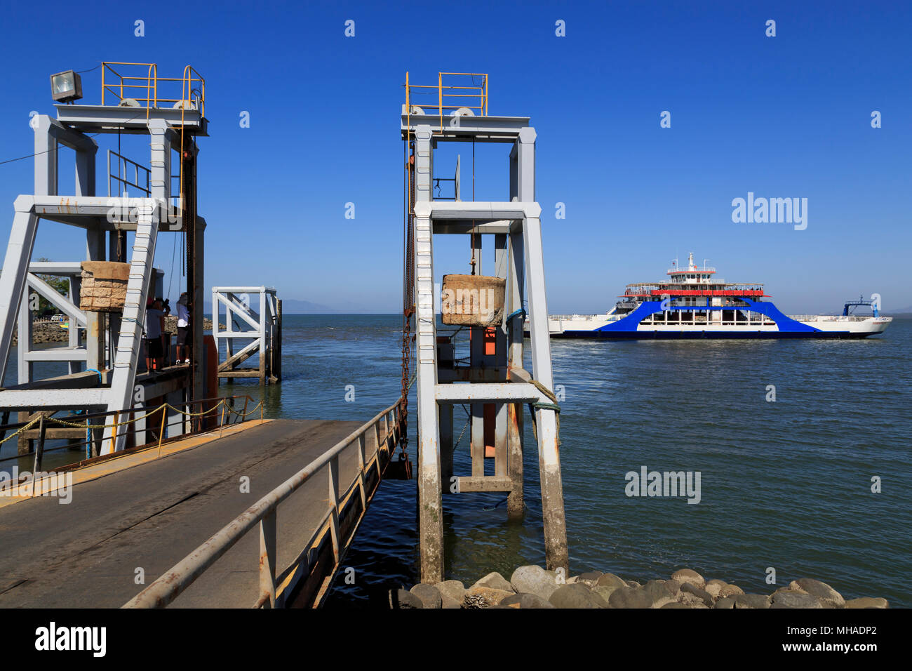 Ferry Terminal, Puntarenas City, Costa Rica, Central America Stock ...