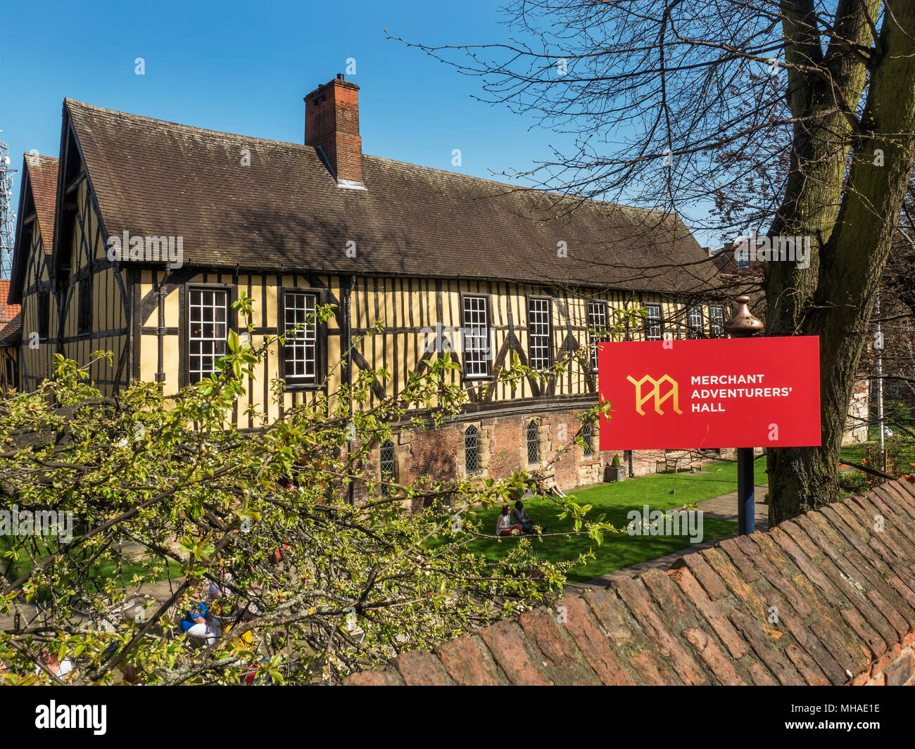 The Merchant Adventurers Hall a historic medieval guildhall in York ...