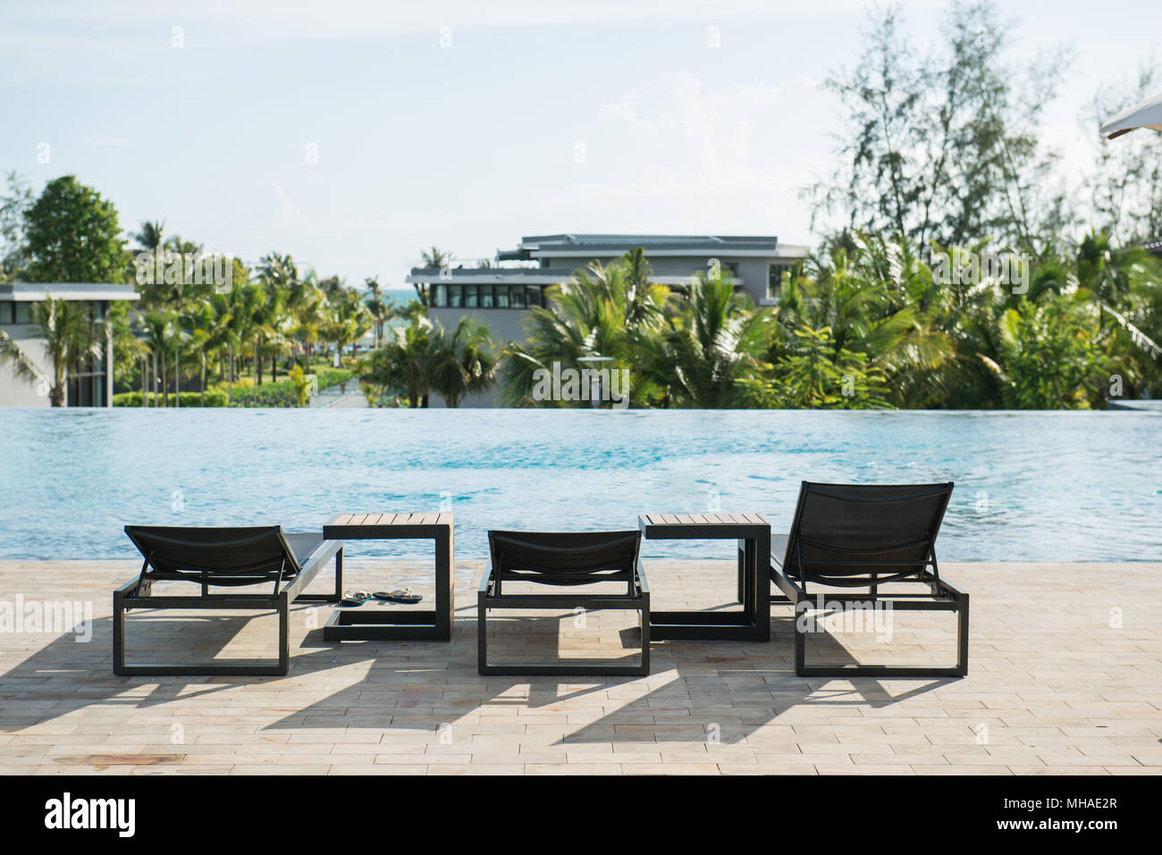 Hotel resort swimming pool hi-res stock photography and images - Alamy