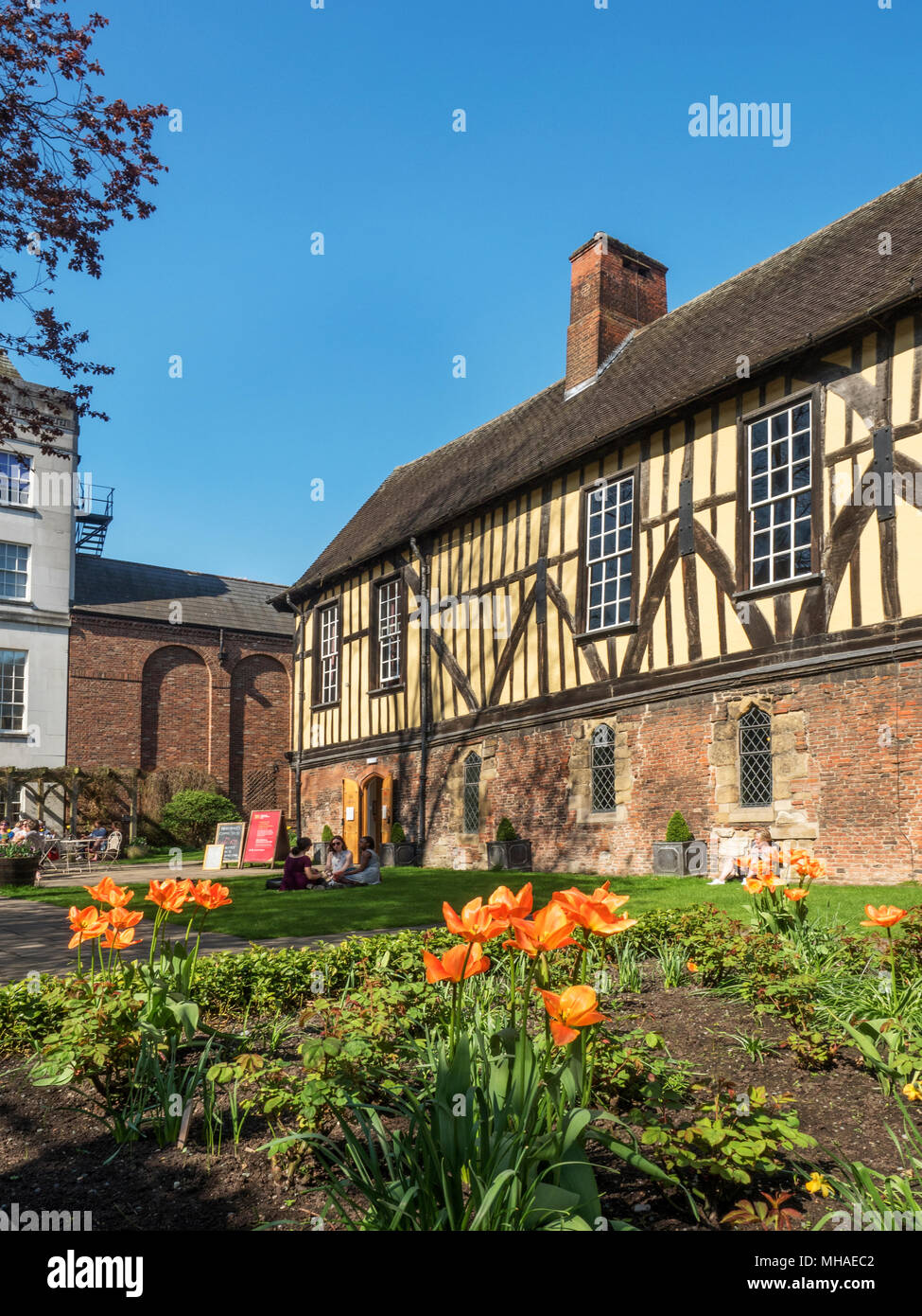 The Merchant Adventurers Hall a historic medieval guildhall in York ...
