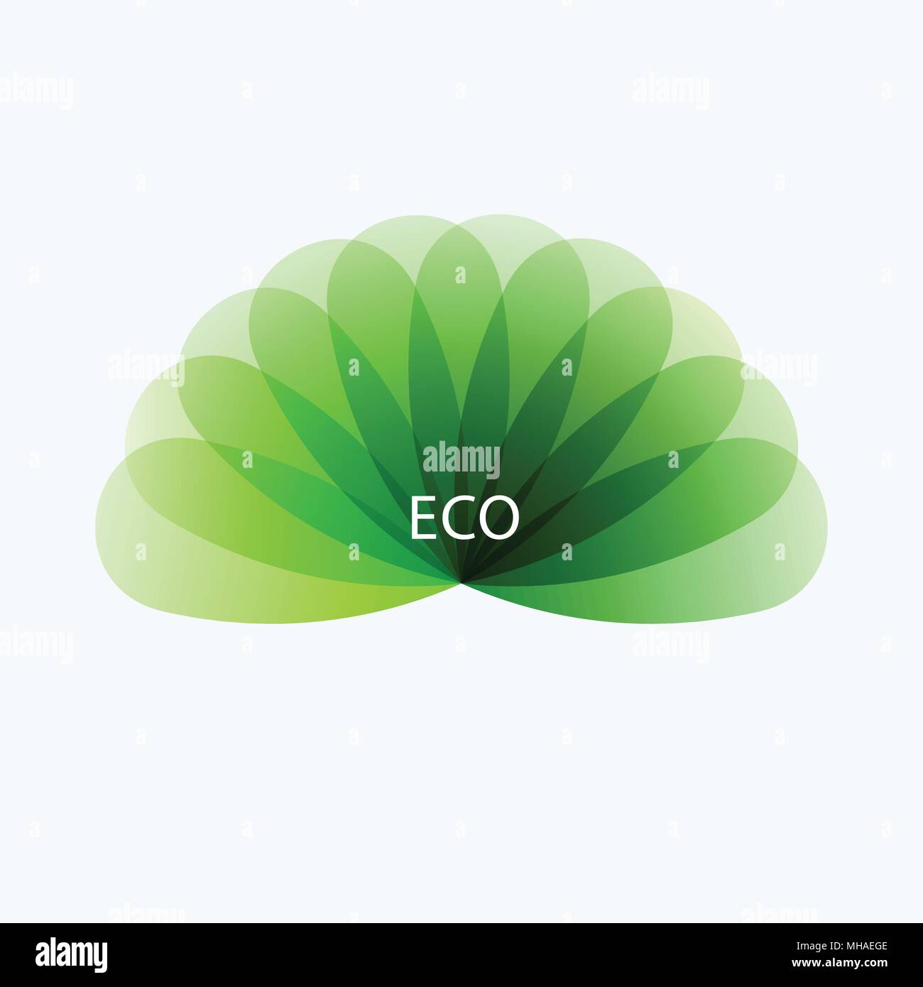 Abstract design of green eco colourful vector elements for modern ...