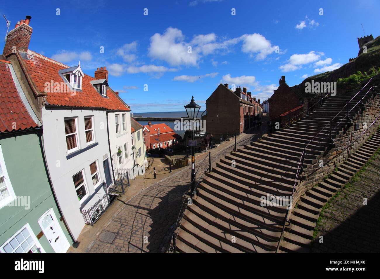 199 Steps Whitby - North Yorkshire Stock Photo - Alamy