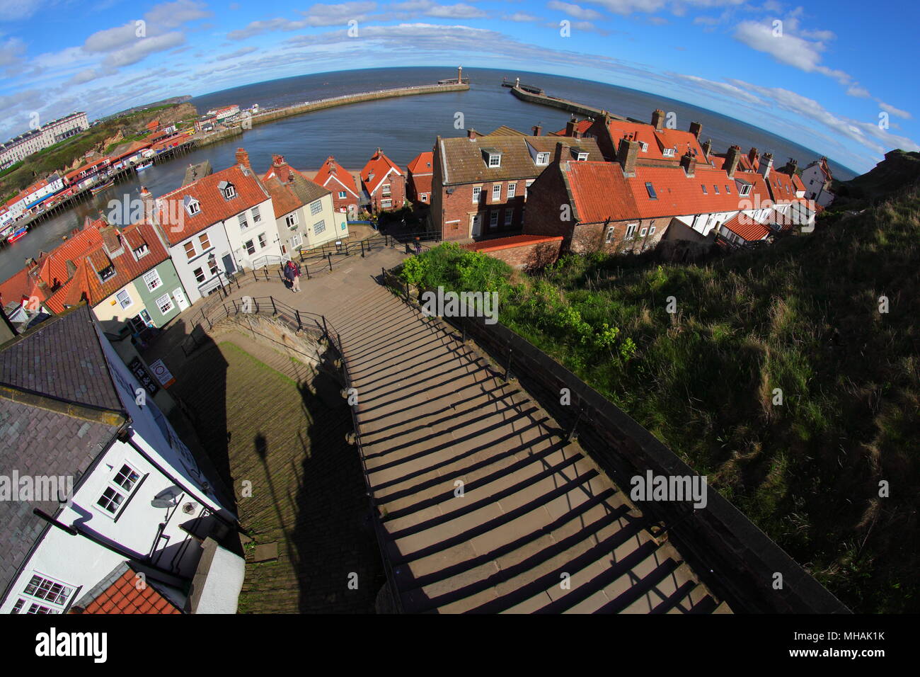 199 Steps Whitby - North Yorkshire Stock Photo - Alamy
