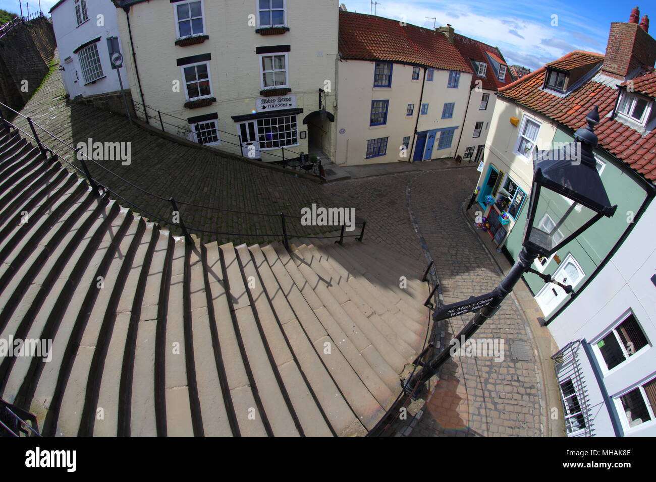 Whitby 199 Steps High Resolution Stock Photography and Images - Alamy