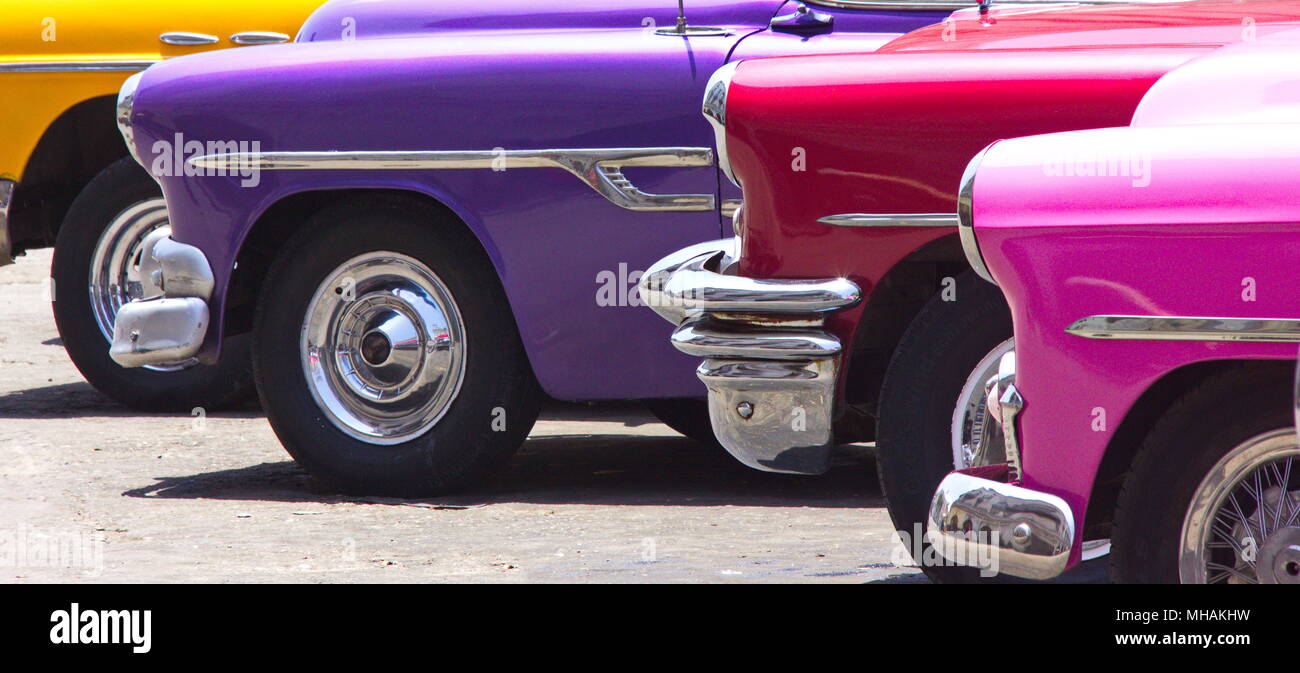 Colorful old cars hi-res stock photography and images - Alamy