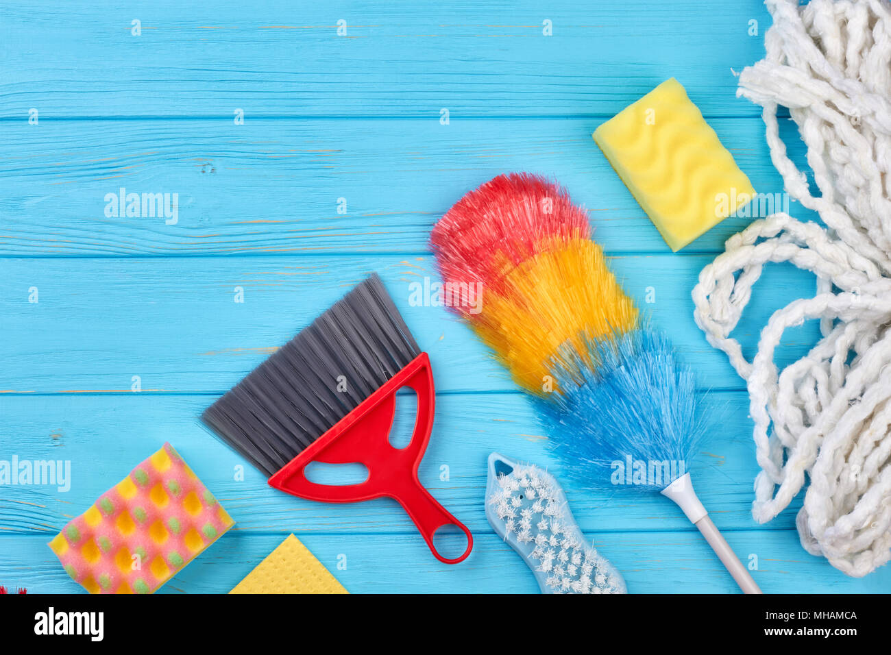 House cleaning supplies hi-res stock photography and images - Alamy