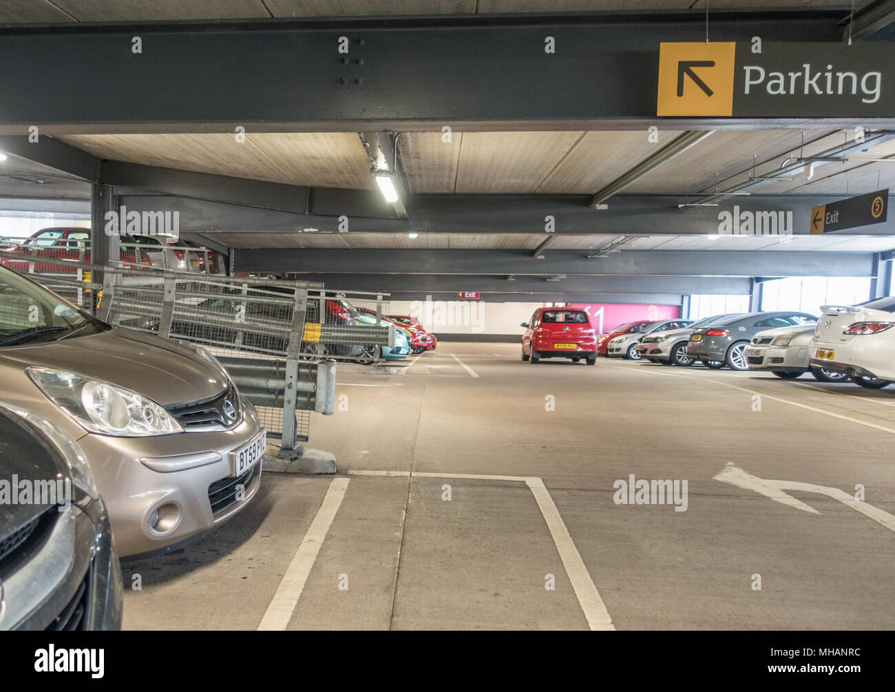 Multi story car park in the UK Stock Photo - Alamy