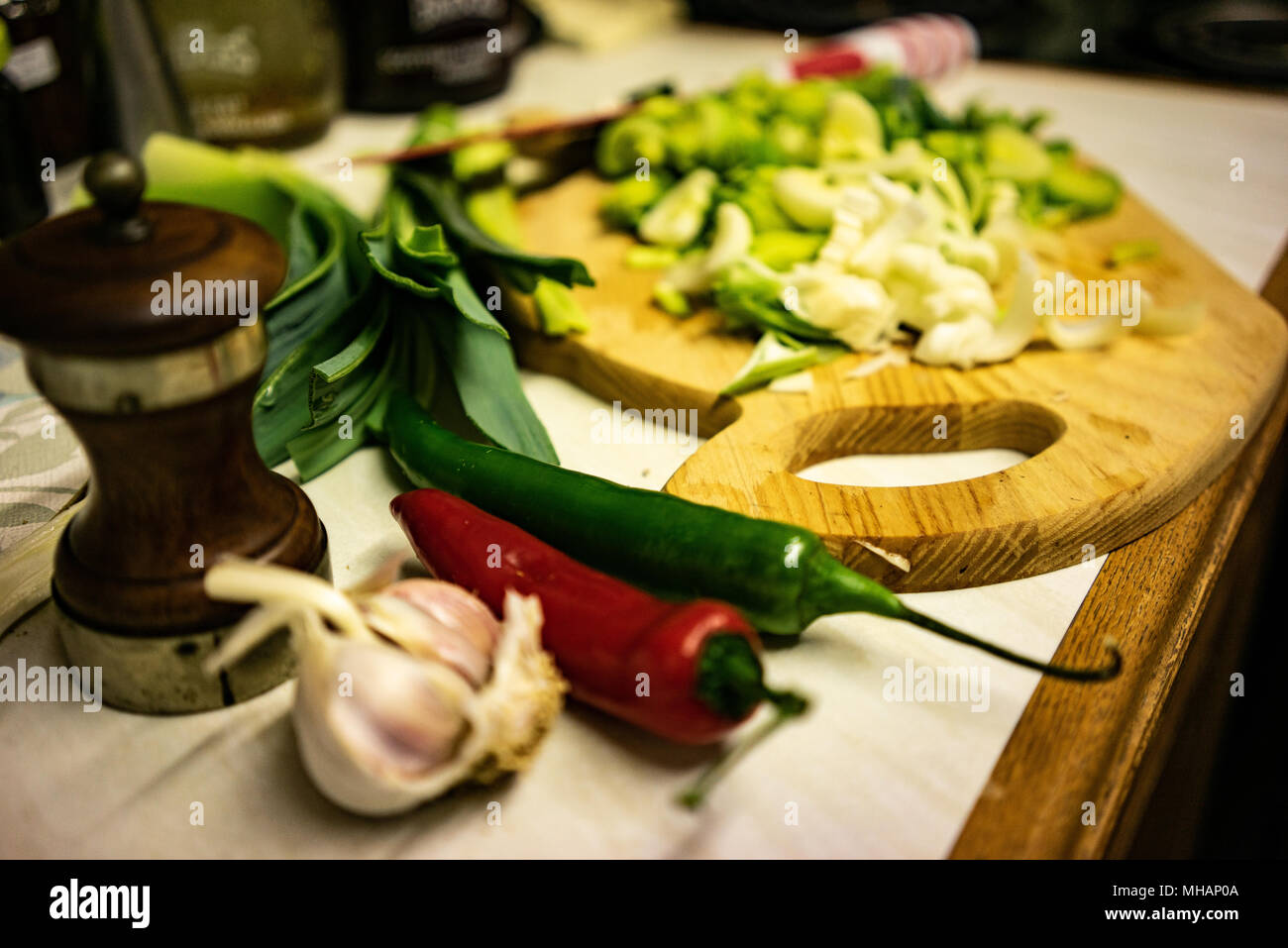 Food chopping board Stock Photo - Alamy