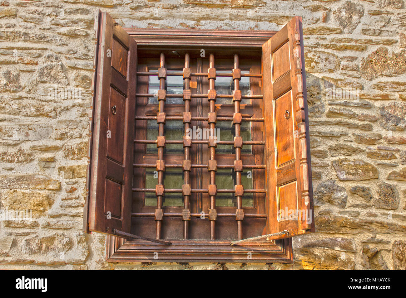 Old fashion wall window hi-res stock photography and images - Alamy