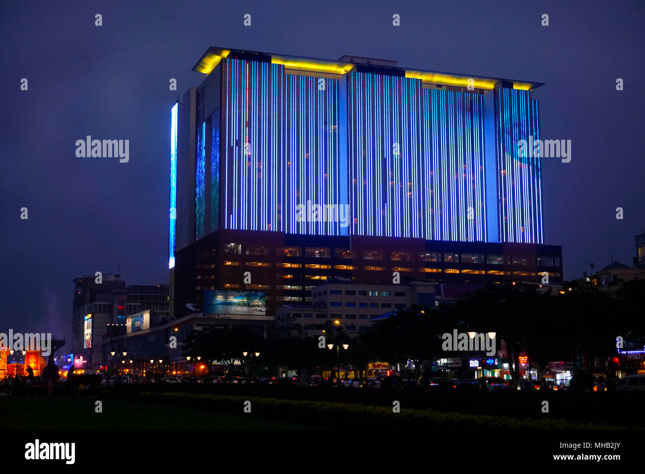 The Naga 2 Hotel and Casino, Phnom Penh city, Cambodia Stock Photo - Alamy