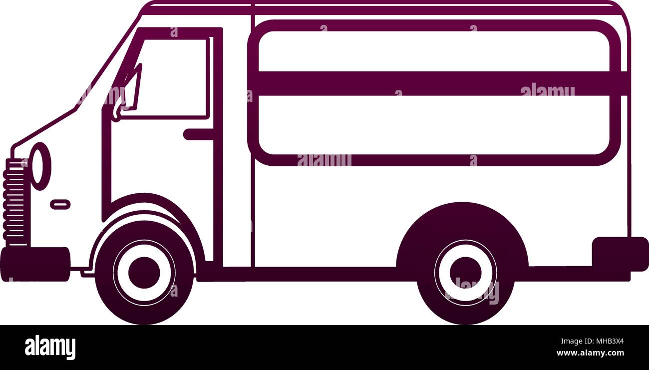 Purple van Stock Vector Images - Alamy