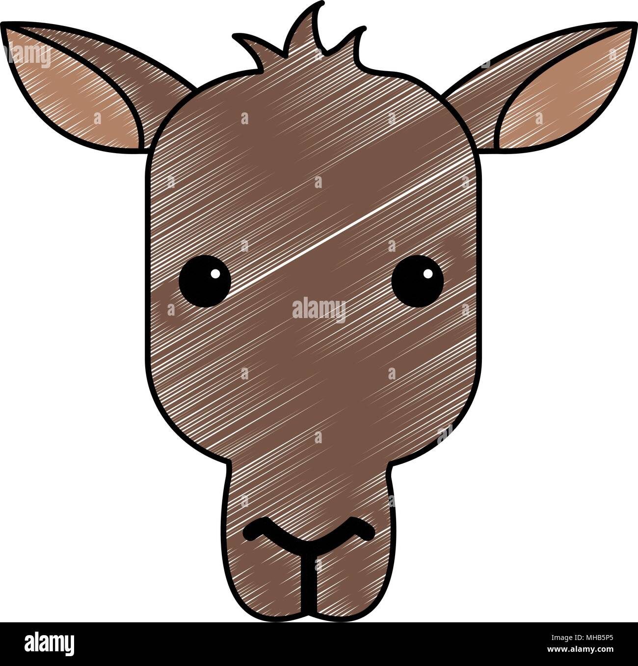 Baby bison Stock Vector Images - Alamy
