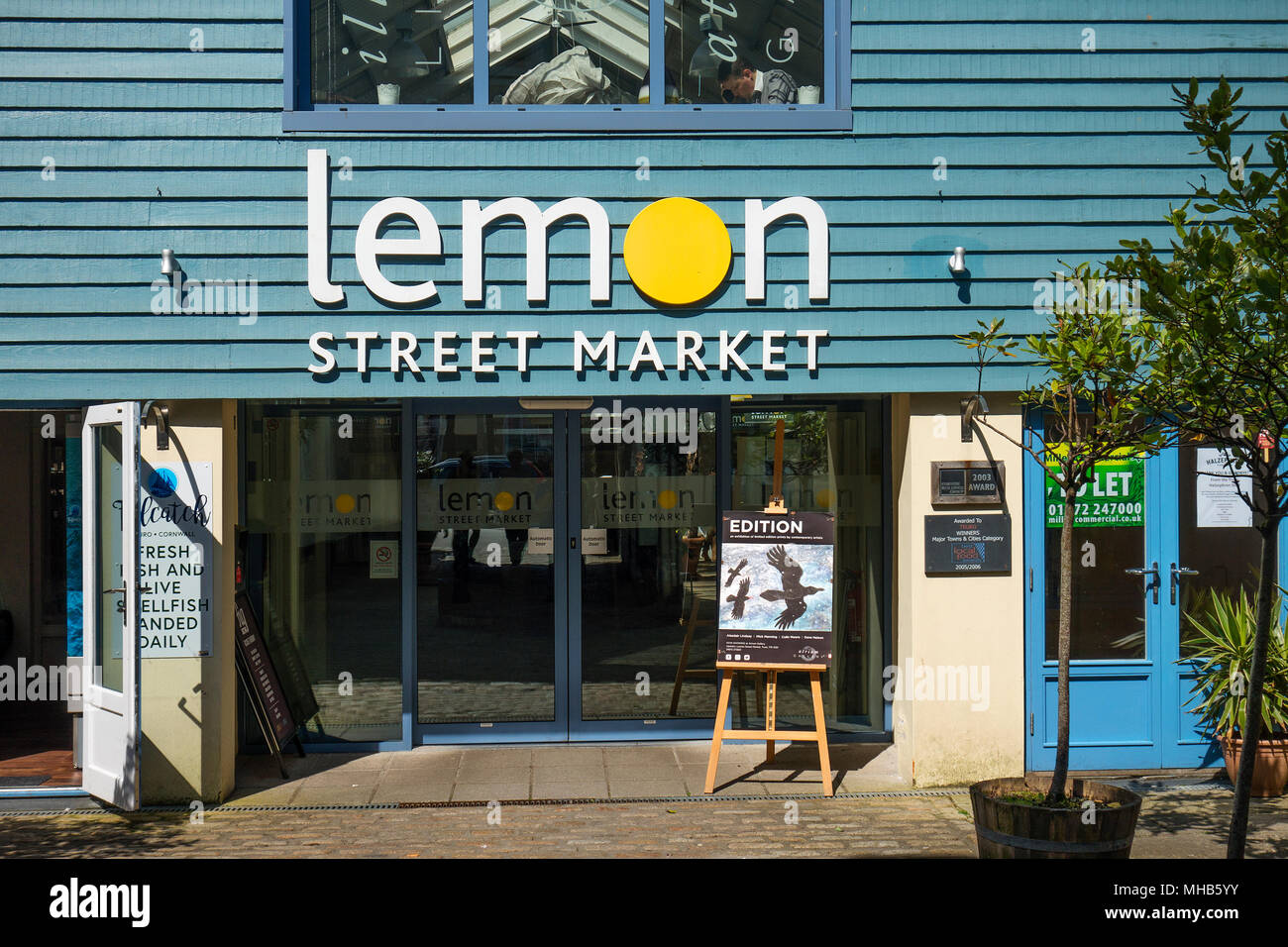 lemon street market, truro, cornwall, england, britain, uk Stock Photo ...