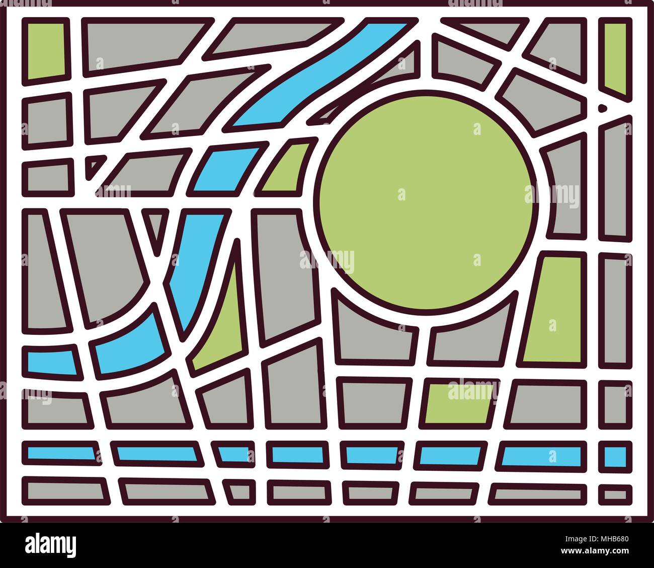 map guide paper icon Stock Vector Image & Art - Alamy