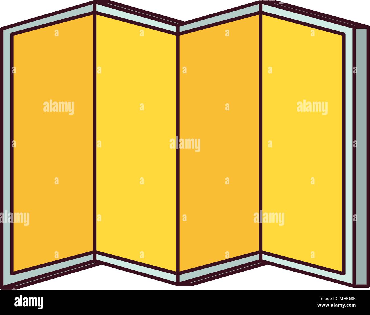 map guide paper icon Stock Vector Image & Art - Alamy