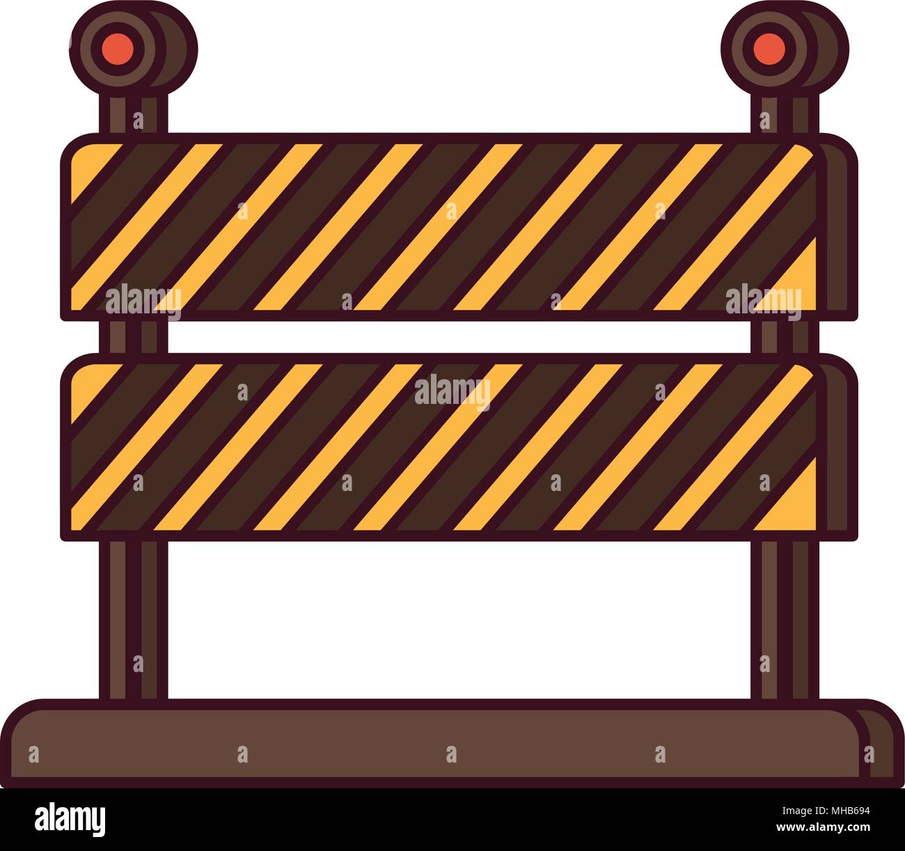 isometric construction fence icon Stock Vector Image & Art - Alamy