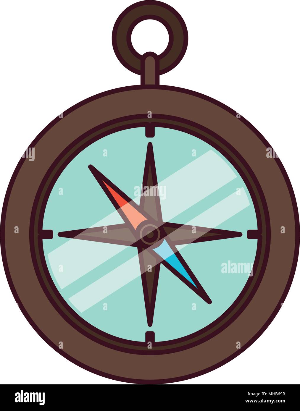 compass guide isolated icon Stock Vector Image & Art - Alamy
