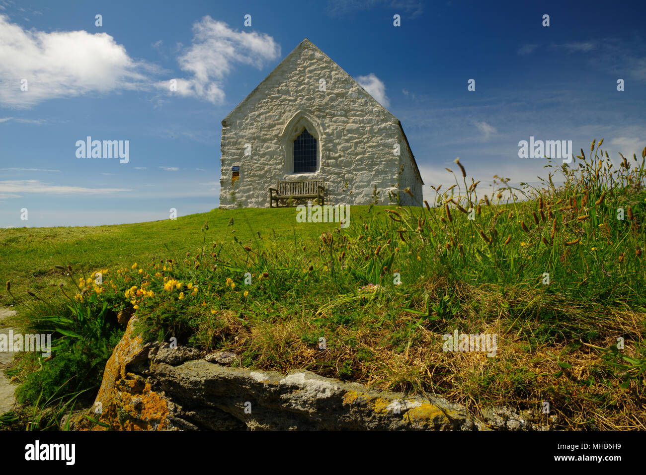 Church in the sea Stock Photo - Alamy