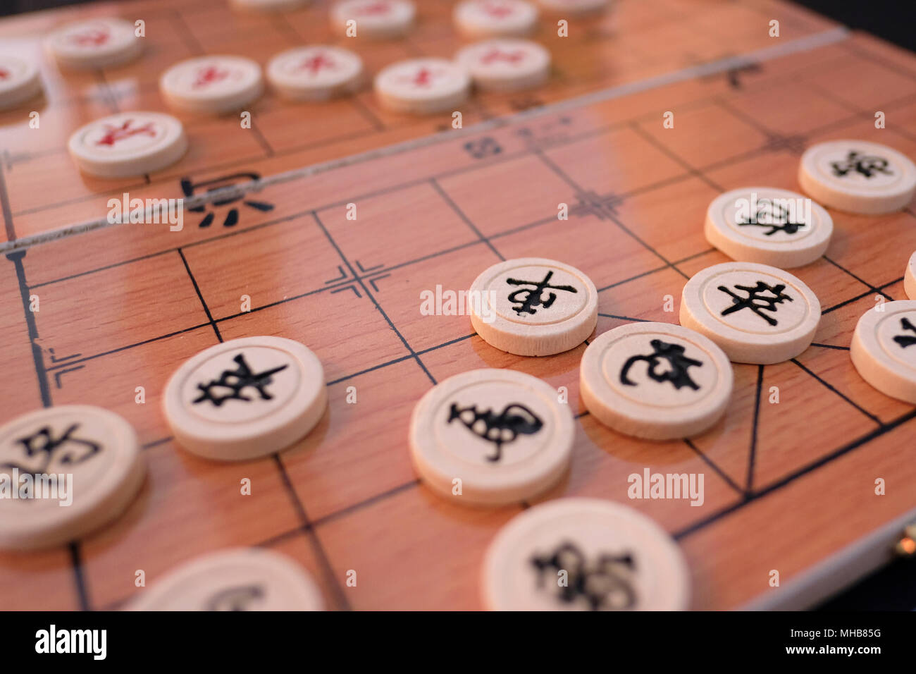 Xiangqi strategy board game, also called Chinese chess Stock Photo - Alamy
