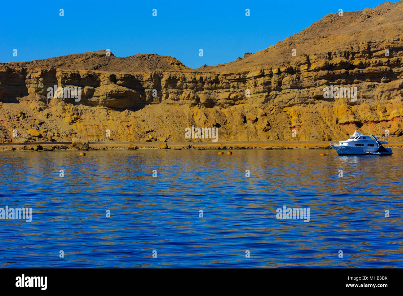 Elevated above sea level, beautiful coral reefs the form mountains and ...