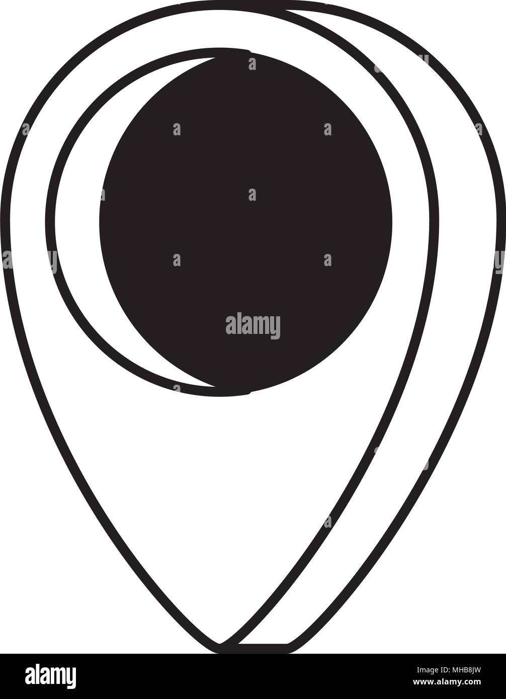 isometric pin pointer location Stock Vector Image & Art - Alamy