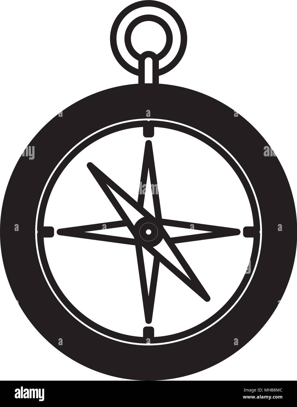 compass guide isolated icon Stock Vector Image & Art - Alamy