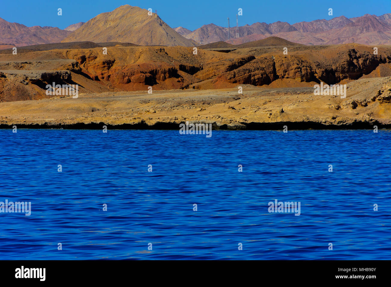 Elevated above sea level, beautiful coral reefs the form mountains and ...