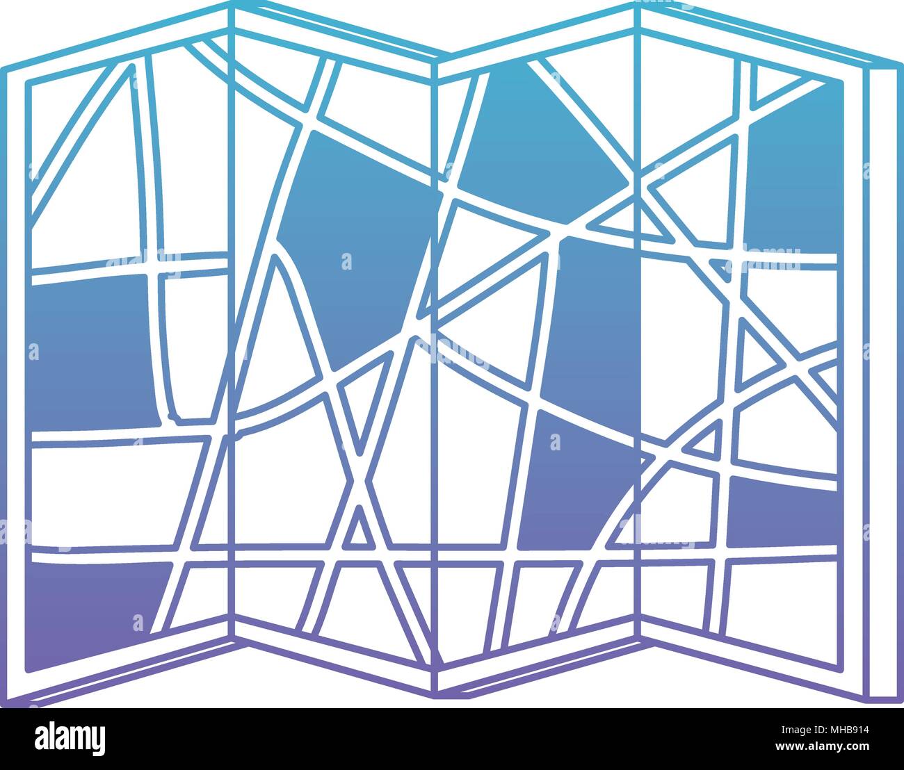 map guide paper icon Stock Vector Image & Art - Alamy